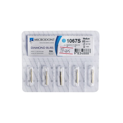 巴西微牙/MICRODONT 金刚砂车针 TF-31S,5支/板