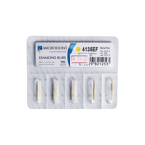 巴西微牙/MICRODONT 金刚砂车针 TR-11EF,5支/板