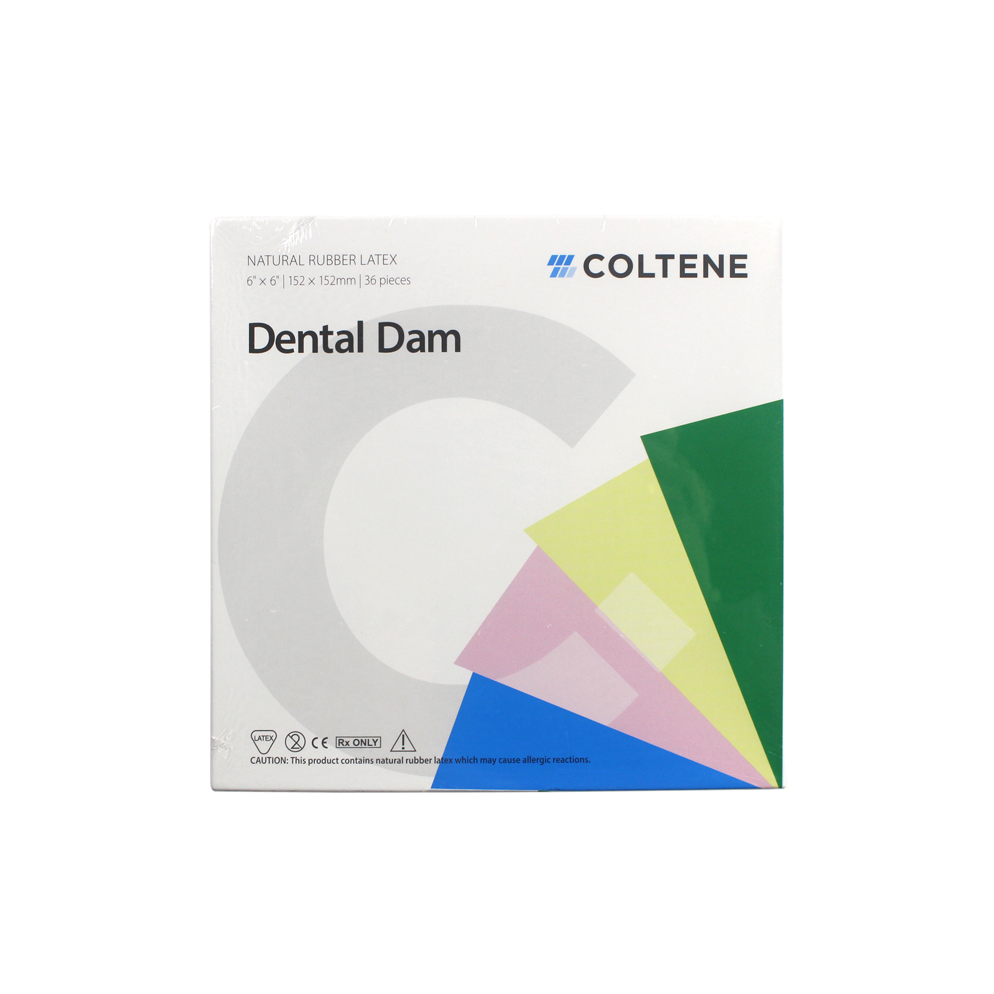 瑞士康特/COLTENE Dental Dam超弹橡皮障补充 中绿色，6〞×6〞,152×152mm，36片/盒