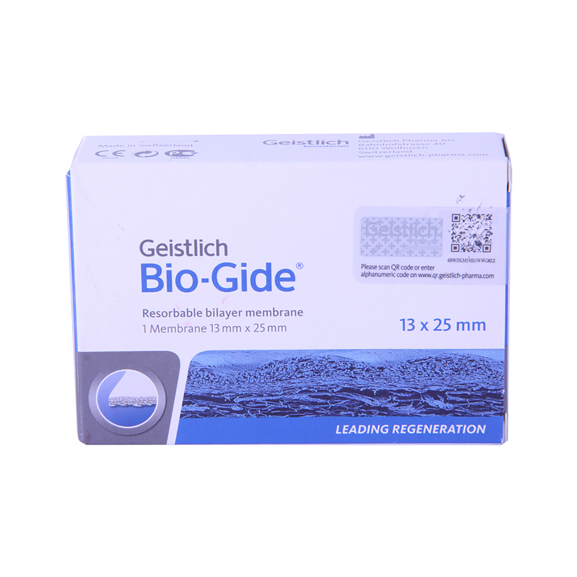 Geistlich Bio-Gide盖氏可吸收生物膜（骨膜）13*25mm