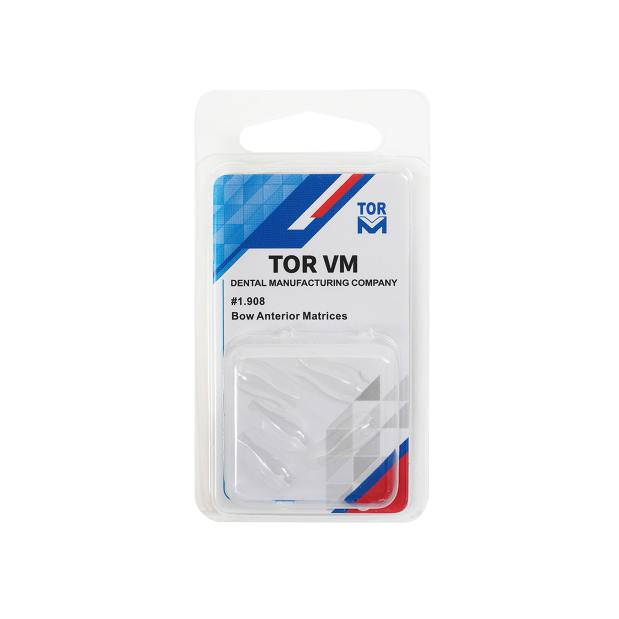 俄罗斯/TORVM拓维亚 前牙黑三角透明成形片 1.908,中号,5片/盒